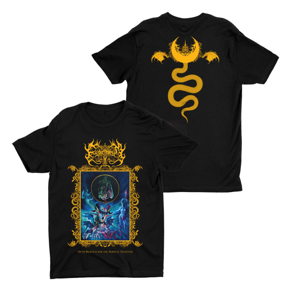 Esoctrilihum – Dy’th Requiem For The Serpent Telepath T-Shirt – Metal ...